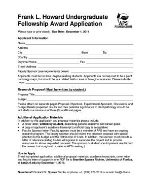 Fillable Online Howard Undergraduate Fax Email Print - pdfFiller