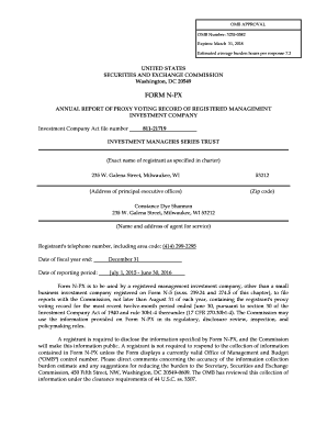 Fillable Online OMB Number: 3235-0582 Fax Email Print - pdfFiller