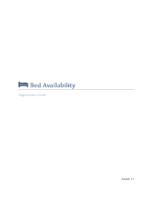 Fillable Online Bed Availability Fax Email Print - pdfFiller