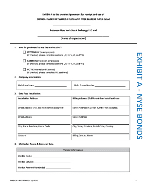 Fillable Online Exhibit A Questionnaire Fax Email Print - pdfFiller