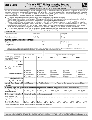 Fillable Online Triennial UST Piping Integrity Testing Fax Email Print ...