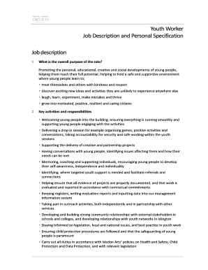 75+ Free Editable Worker Job Description Templates in MS Word [DOC ...