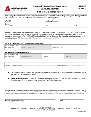 Fillable Online For CCCU Employees Fax Email Print - pdfFiller