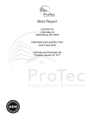 Fillable Online Mold Report Fax Email Print - pdfFiller