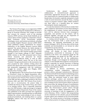 Fillable Online The Victoria Press Circle Fax Email Print - pdfFiller