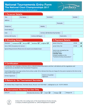 Fillable Online Please use block capitals and black or blue ink ...
