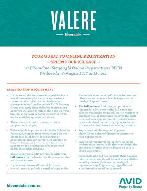 Fillable Online YOUR GUIDE TO ONLINE REGISTRATION Fax Email Print ...