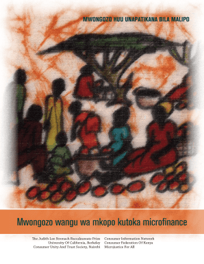 Mkopo Online - Fill and Sign Printable Template Online