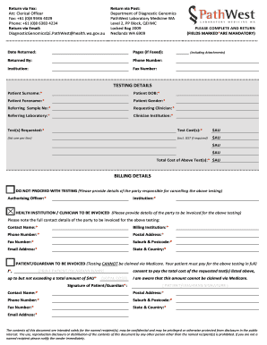 Fillable Online Return via Fax: Fax Email Print - pdfFiller