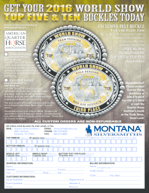 Aqha Merchandise - Fill Online, Printable, Fillable, Blank | pdfFiller
