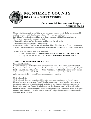 Fillable Online Ceremonial Document Request Fax Email Print - pdfFiller
