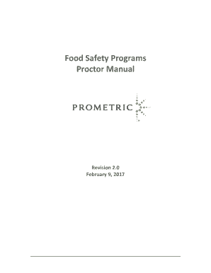 Fillable Online Proctor Manual Fax Email Print - pdfFiller