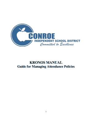 Fillable Online KRONOS MANUAL Fax Email Print - pdfFiller