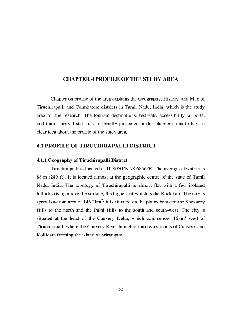 Fillable Online CHAPTER 4 PROFILE OF THE STUDY AREA Fax Email Print ...