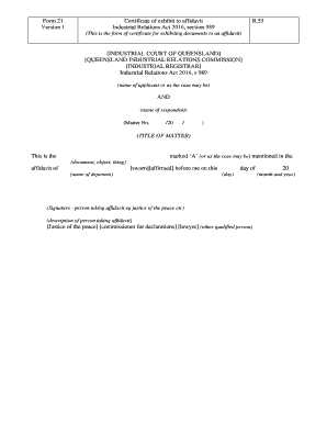 Fillable Online Certificate of exhibit to affidavit Fax Email Print ...