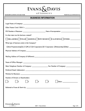 Fillable Online Evans, JD Fax Email Print - pdfFiller