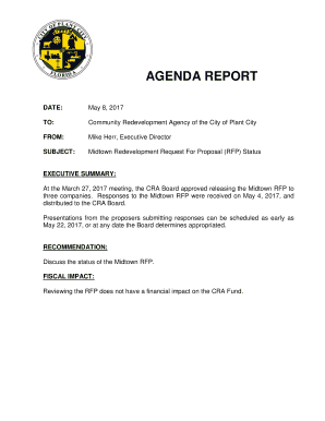 Fillable Online Midtown Redevelopment Request For Proposal (RFP) Status ...
