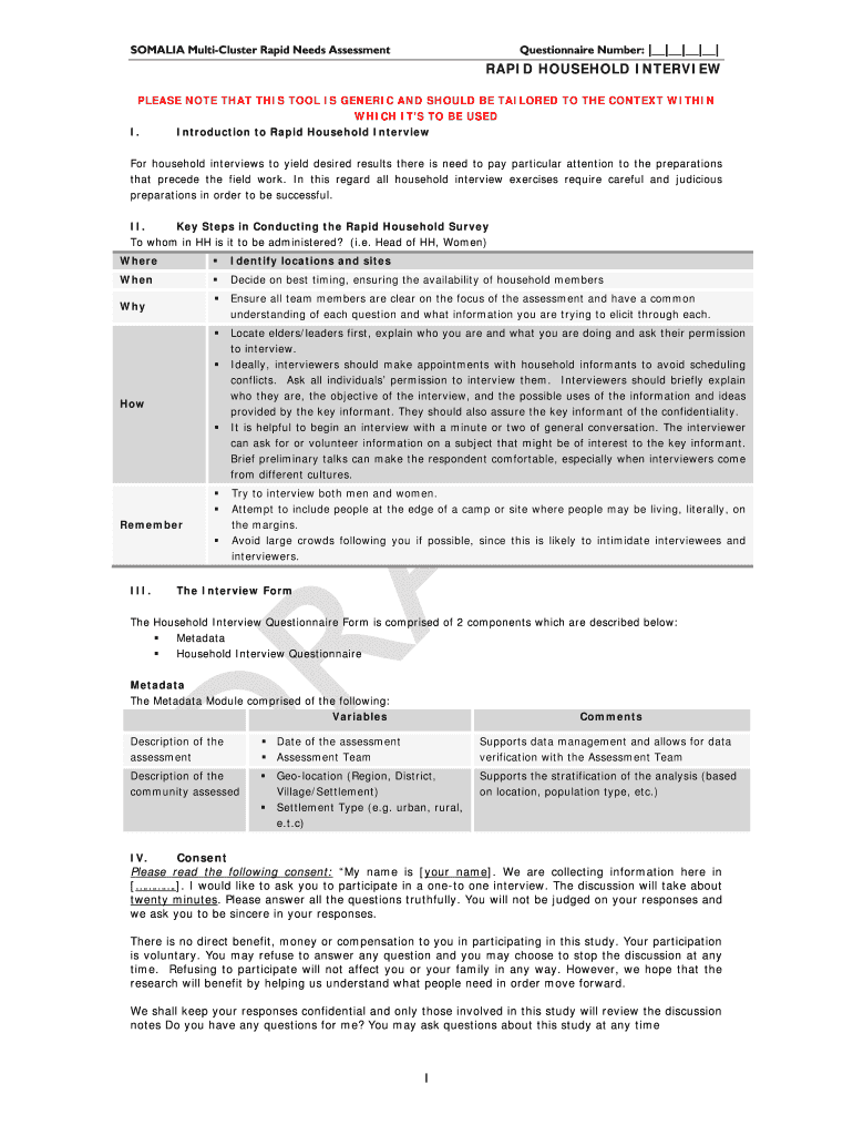 Fillable Online Questionnaire Number: Fax Email Print - pdfFiller