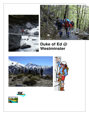 Fillable Online Duke of Ed Fax Email Print - pdfFiller