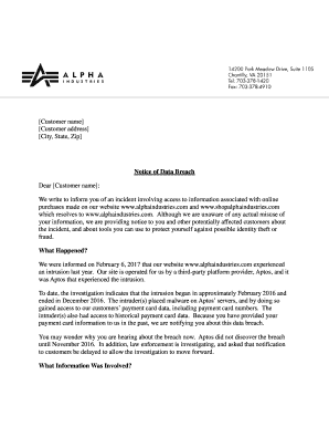 Fillable Online Dear Customer name: Fax Email Print - pdfFiller