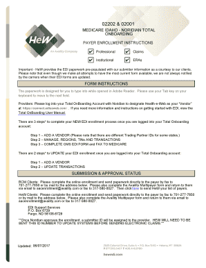 Fillable Online MEDICARE IDAHO - NORIDIAN TOTAL Fax Email Print - pdfFiller