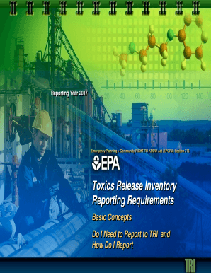 Fillable Online Toxics Release Inventory Reporting Requirements - US ...