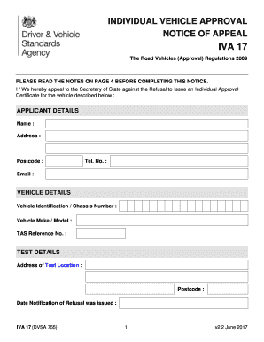 Fillable Online INDIVIDUAL VEHICLE APPROVAL Fax Email Print - pdfFiller
