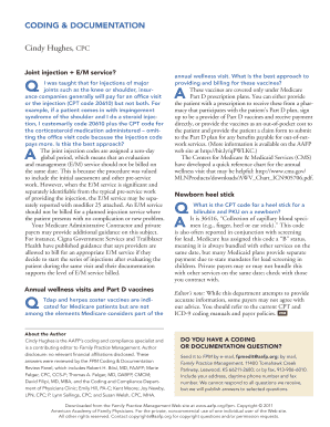 Fillable Online Joint injection + E/M service Fax Email Print - pdfFiller