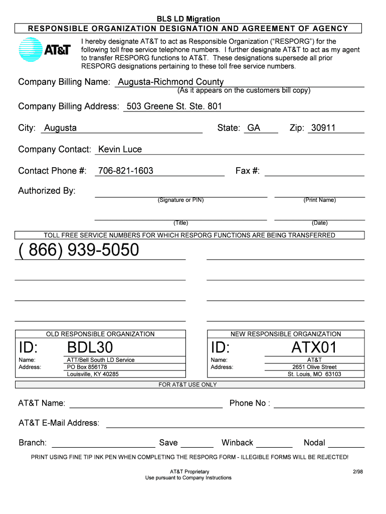 Fillable Online BLS LD Migration Fax Email Print - pdfFiller