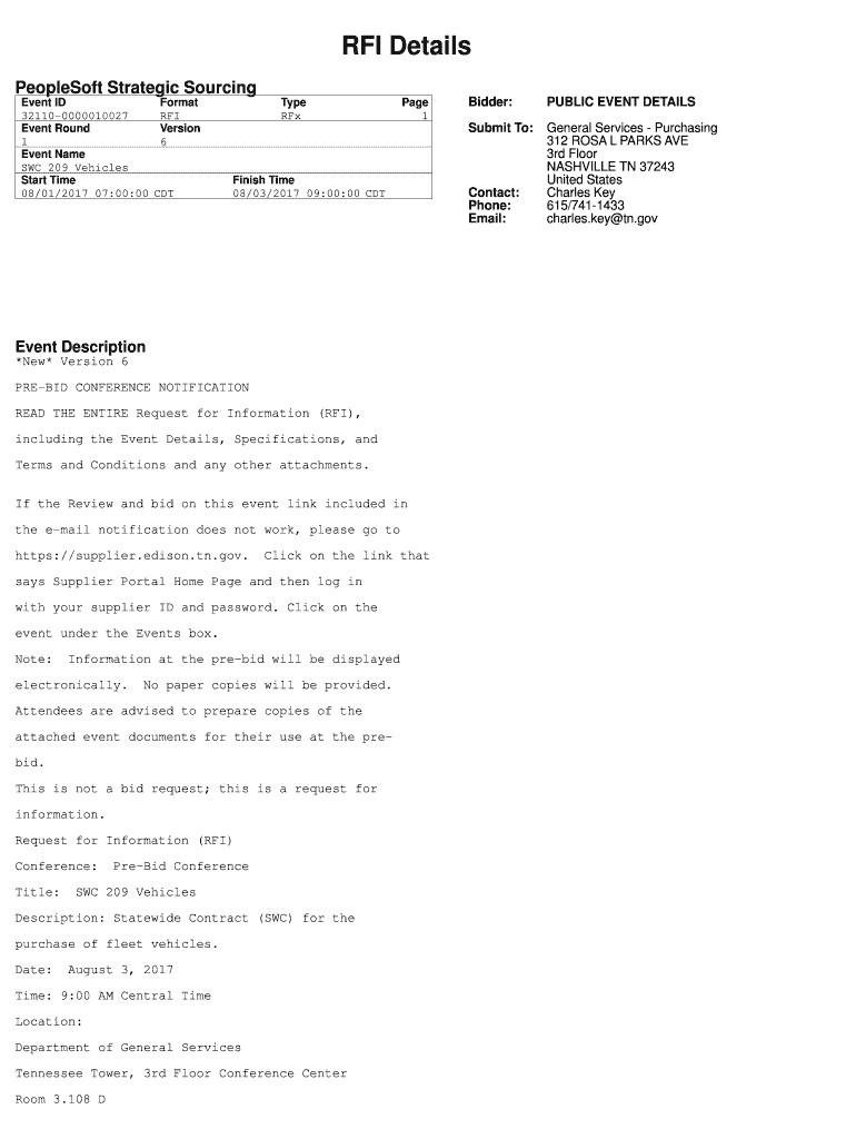 Fillable Online RFI Details Fax Email Print - pdfFiller