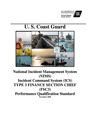 Fillable Online TYPE 3 FINANCE SECTION CHIEF Fax Email Print - pdfFiller