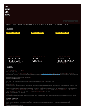 Fillable Online WHAT IS THE PROGRAM TO MAKE FAKE REPORT CARDS Fax Email ...