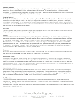 Fillable Online Results of Treatment Fax Email Print - pdfFiller
