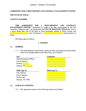 Fillable Online SAMPLE SUBJECT TO CHANGE Fax Email Print - pdfFiller