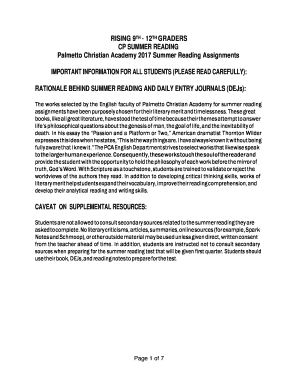 Fillable Online RISING 9TH 12TH GRADERS Fax Email Print - pdfFiller