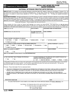 Fillable Online OMB Number: 2900-0759 Fax Email Print - pdfFiller