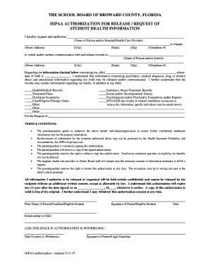 Fillable Online HIPAA AUTHORIZATION FOR RELEASE / REQUEST OF Fax Email ...