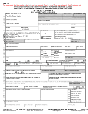 Fillable Online STATE OF UTAH-THE LABOR COMMISSION - DIVISION OF ...