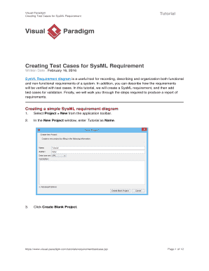 Fillable Online Creating Test Cases for SysML Requirement Fax Email ...