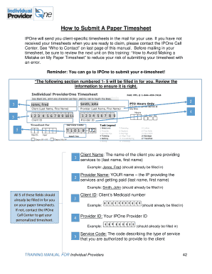 Fillable Online How to Submit A Paper Timesheet Fax Email Print - pdfFiller