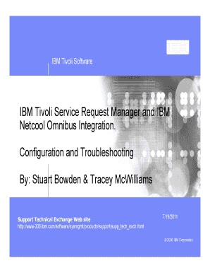 Fillable Online IBM Tivoli Software Fax Email Print - pdfFiller