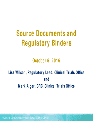 Fillable Online Regulatory Binders Fax Email Print - pdfFiller