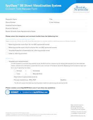 Fillable Online SpyGlass DS Direct Visualization System Fax Email Print ...
