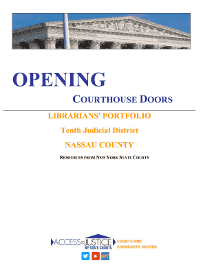 Fillable Online COURTHOUSE DOORS Fax Email Print - pdfFiller