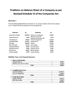 Fillable Online Revised Schedule VI of the Companies Act Fax Email ...