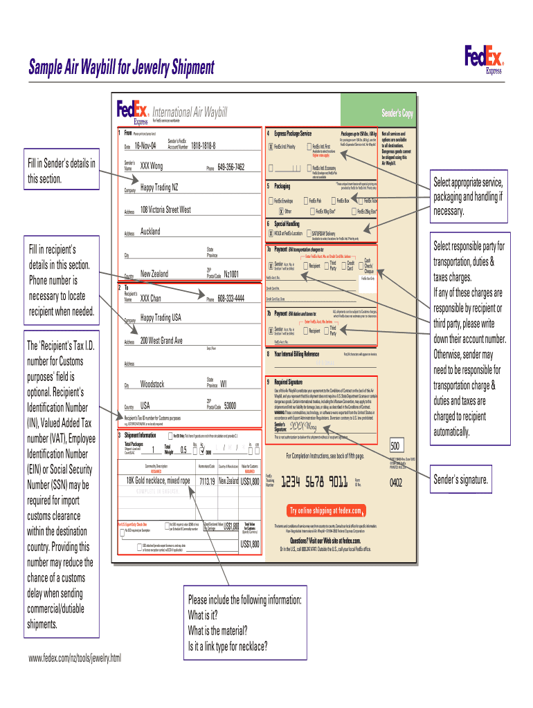 Fillable Online Sample Commercial Invoice for Textile Shipment ...