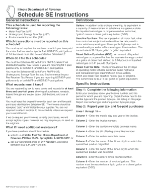 Fillable Online Schedule SE Instructions Fax Email Print - pdfFiller