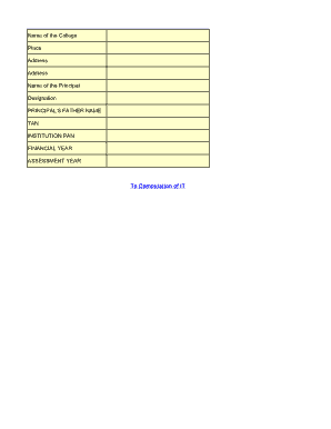 Fillable Online Name of the Principal Fax Email Print - pdfFiller