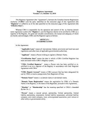 Fillable Online Registrar Agreement Fax Email Print - pdfFiller