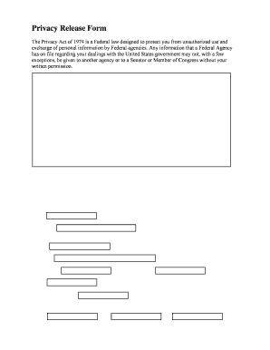 Fillable Online The Privacy Act of 1974 is a Federal law designed to ...